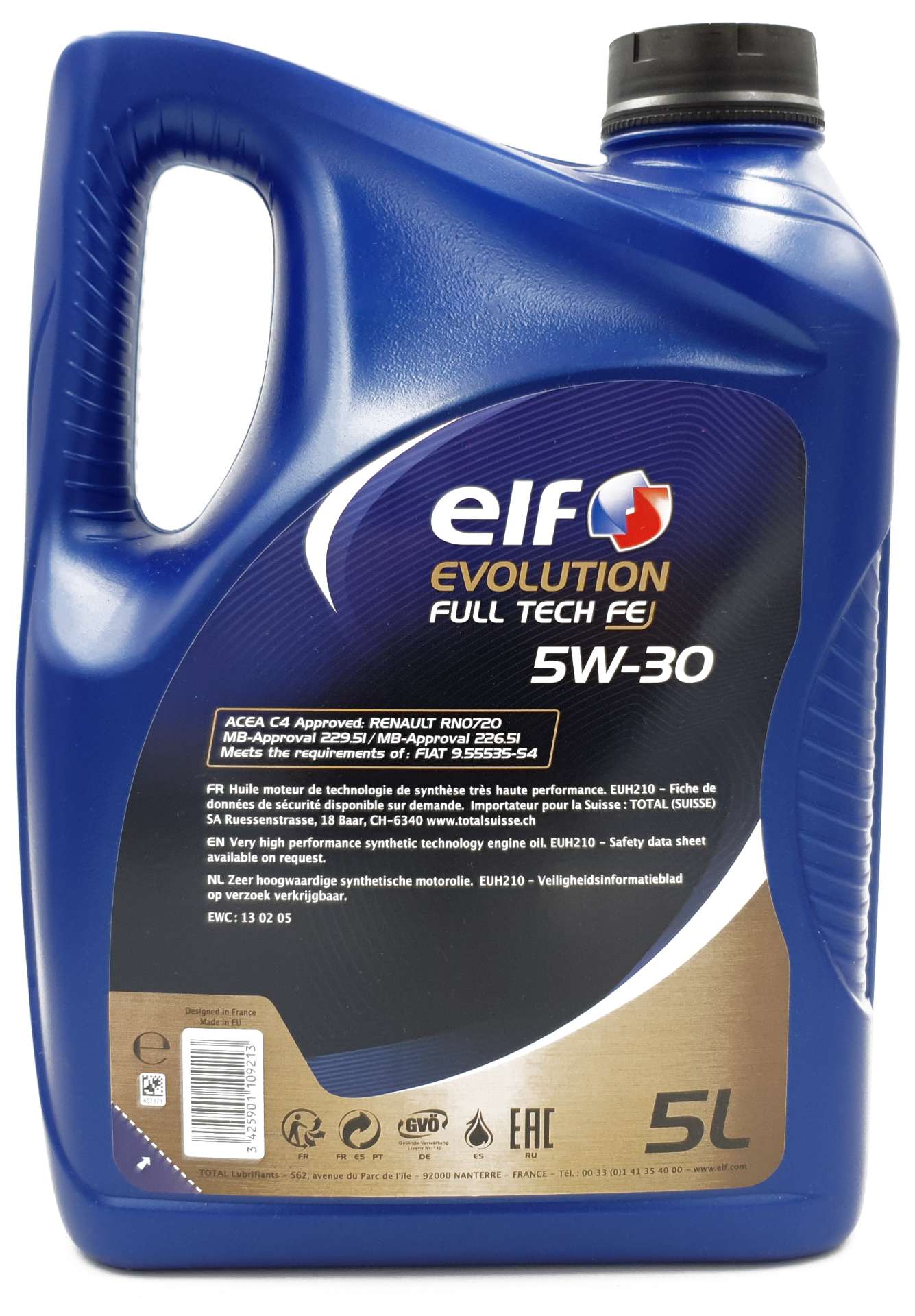 Olej silnikowy ELF Full Tech FE 5W30 5 litrów - Euro Parts